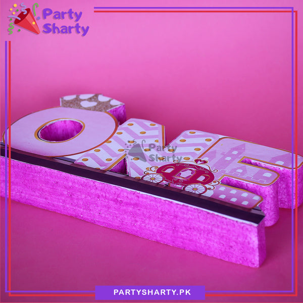 ONE Thermocol Standee For Princess Theme Based First Birthday Celebrat – Party Sharty