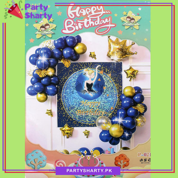 Happy Birthday Royal Princess Theme Set For Theme Based Birthday Decor – Party Sharty