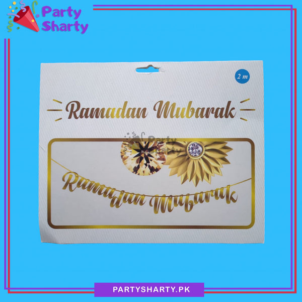 Ramadan Mubarak Bunting Card Banner For Ramadan / Iftar Party Decorati ...