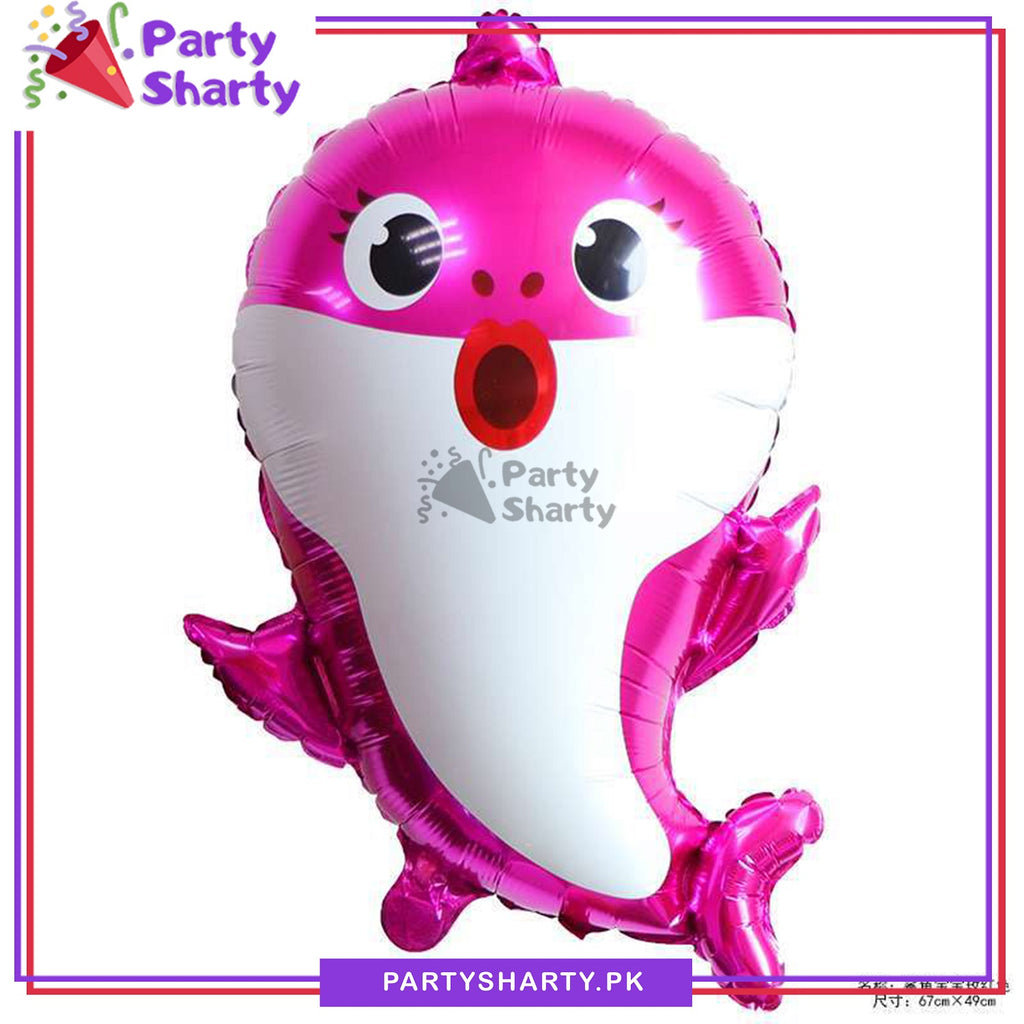 5pcs/set Baby Shark Theme Foil Balloon for Baby Shark Theme Birthday P ...