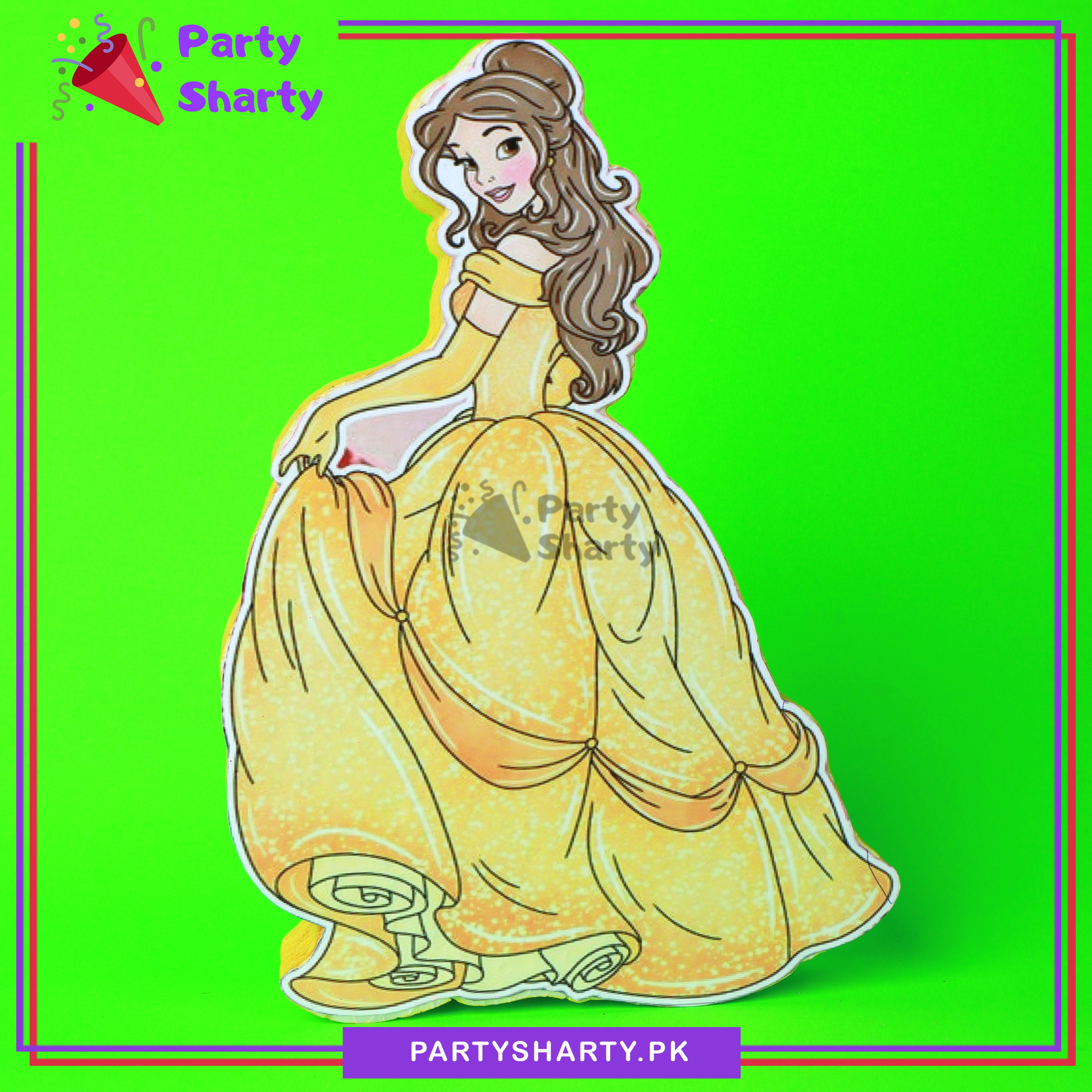 Princess Bella Character Thermocol Standee For Princess Theme Based Bi ...