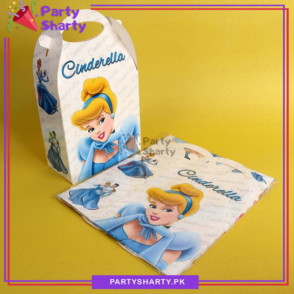 Cinderella Theme Goody Boxes Pack of 6 For Theme Birthday Decoration a ...