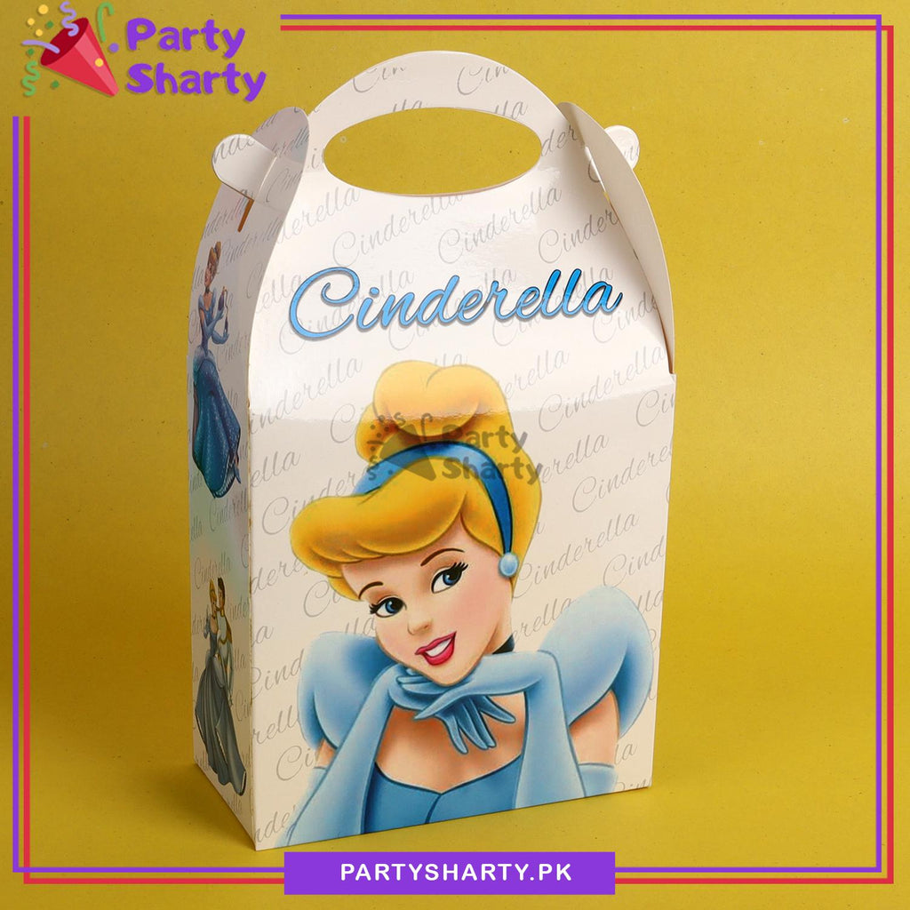 Cinderella Theme Goody Boxes Pack of 6 For Theme Birthday Decoration a ...