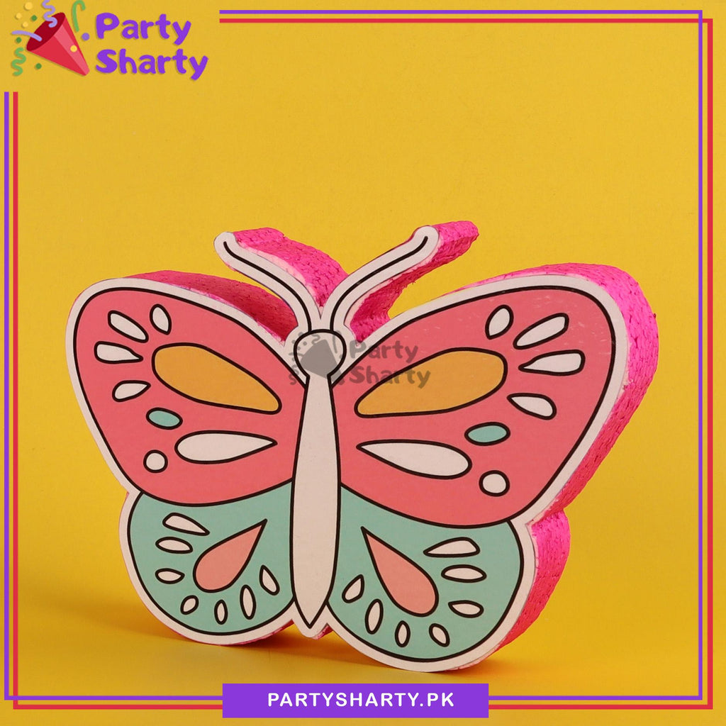 Multi Color Butterfly Thermocol Standee For Butterfly Theme Based Birt ...