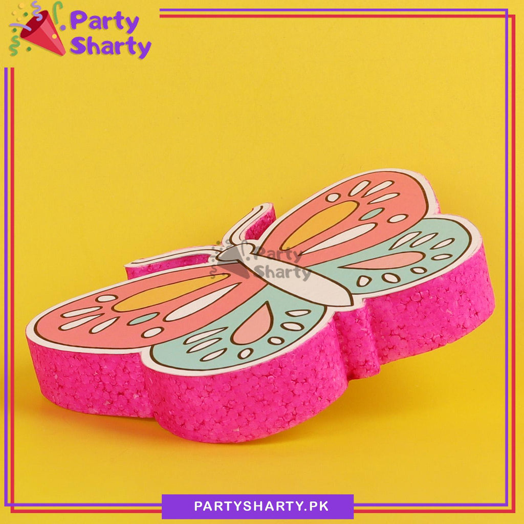 Multi Color Butterfly Thermocol Standee For Butterfly Theme Based Birt ...