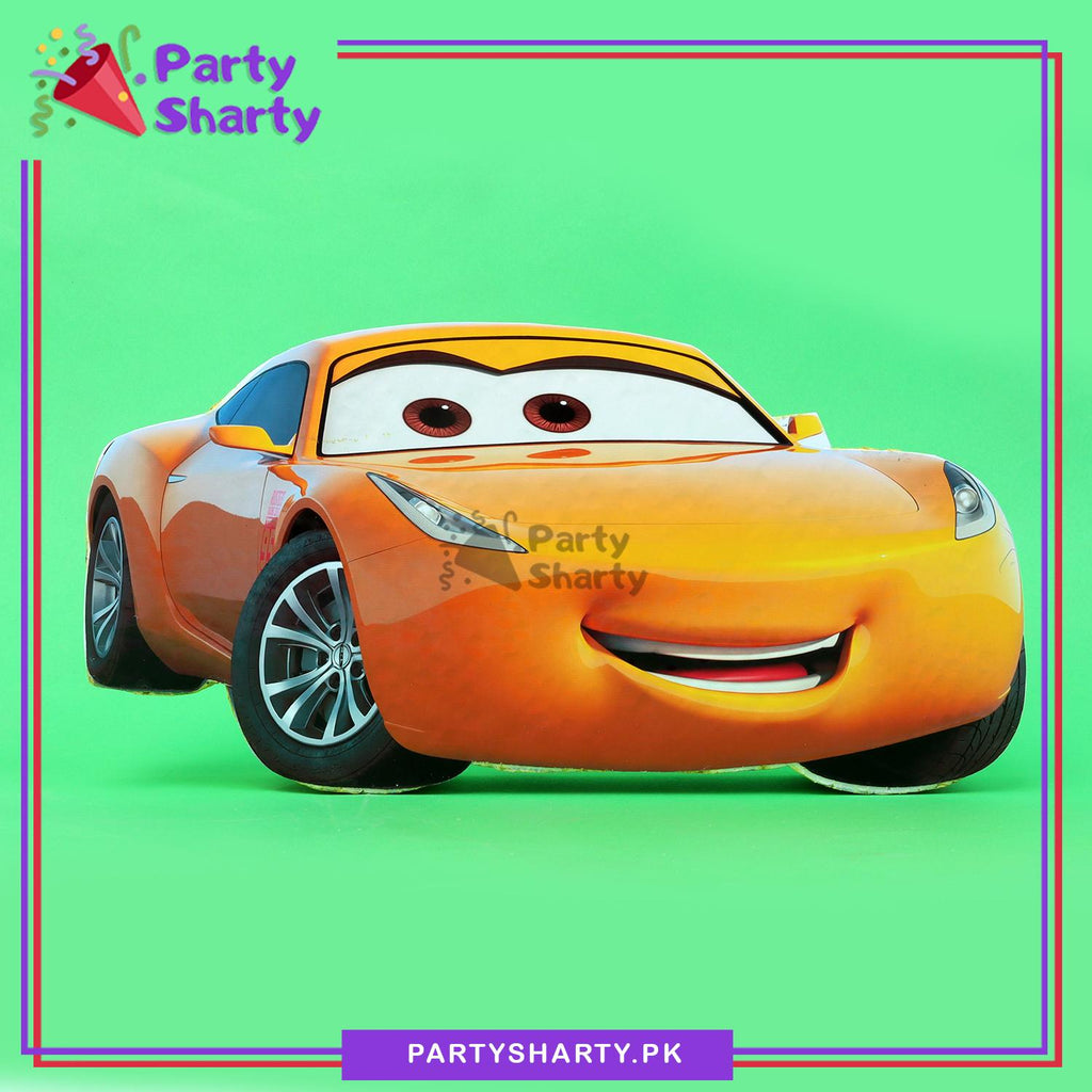 Cruz Ramirez Character Thermocol Standee For McQueeen Theme Birthday P ...