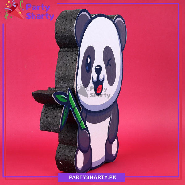 Cute Panda Character Thermocol Standee For Panda Theme Based Birthday ...