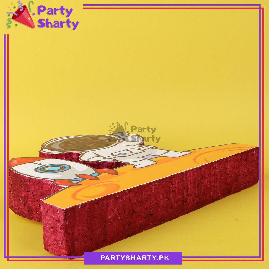 D-1 Space Theme Thermocol Standee For Outerspace Theme Based Birthday ...