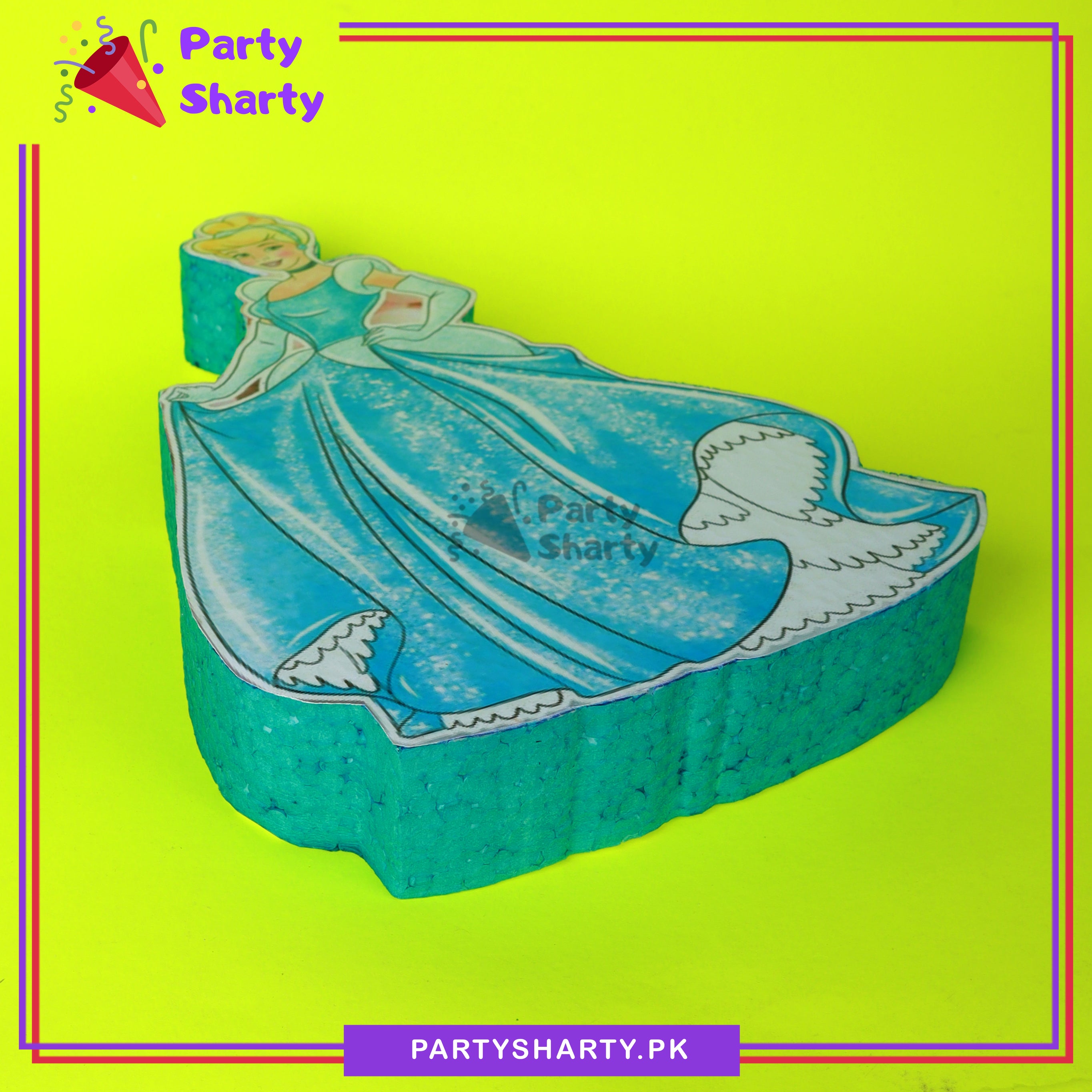 Cinderella Character Thermocol Standee For Princess Theme Based Birthd ...
