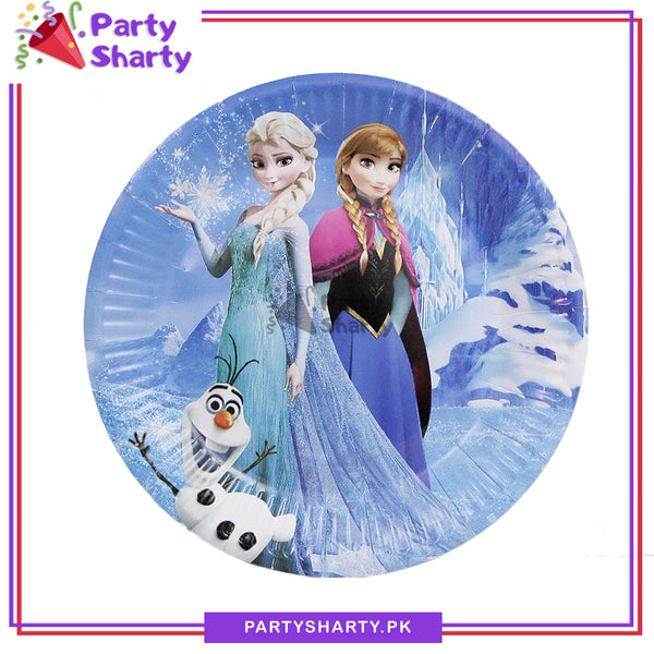 Frozen Paper Plates For Frozen Birthday Theme Party and Decoration ...