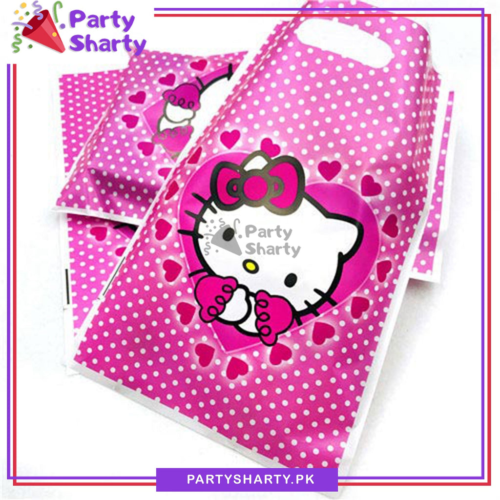 Hello Kitty Theme Goody Bags Pack of 10 For Hello Kitty Theme Party De ...
