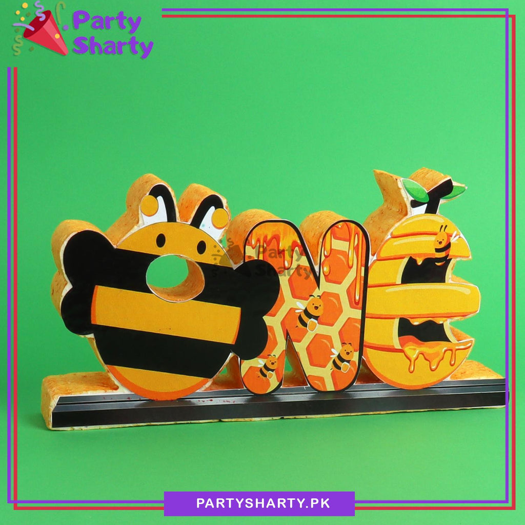 ONE Thermocol Standee For Honey Bee Theme Based First Birthday Celebra ...