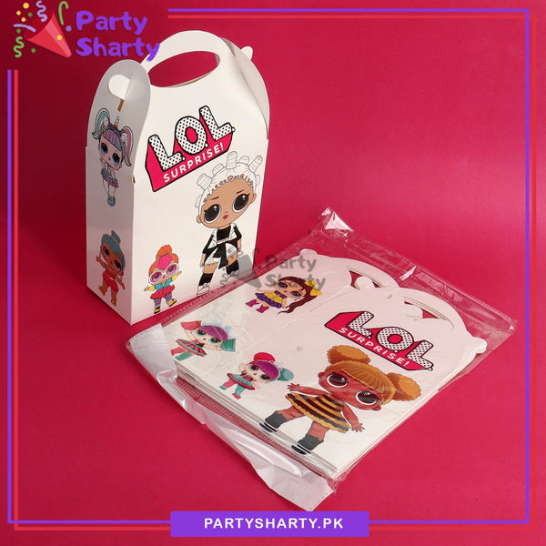 Lol Doll Theme Goody Boxes Pack of 6 For Theme Birthday Decoration and ...