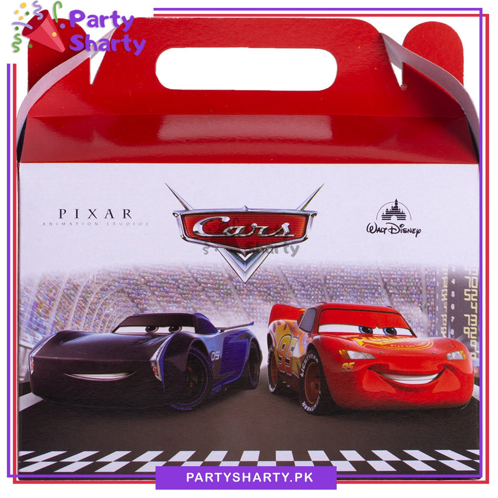 Lightning McQueen Car Theme Goody Boxes Pack of 10 For Theme Birthday ...