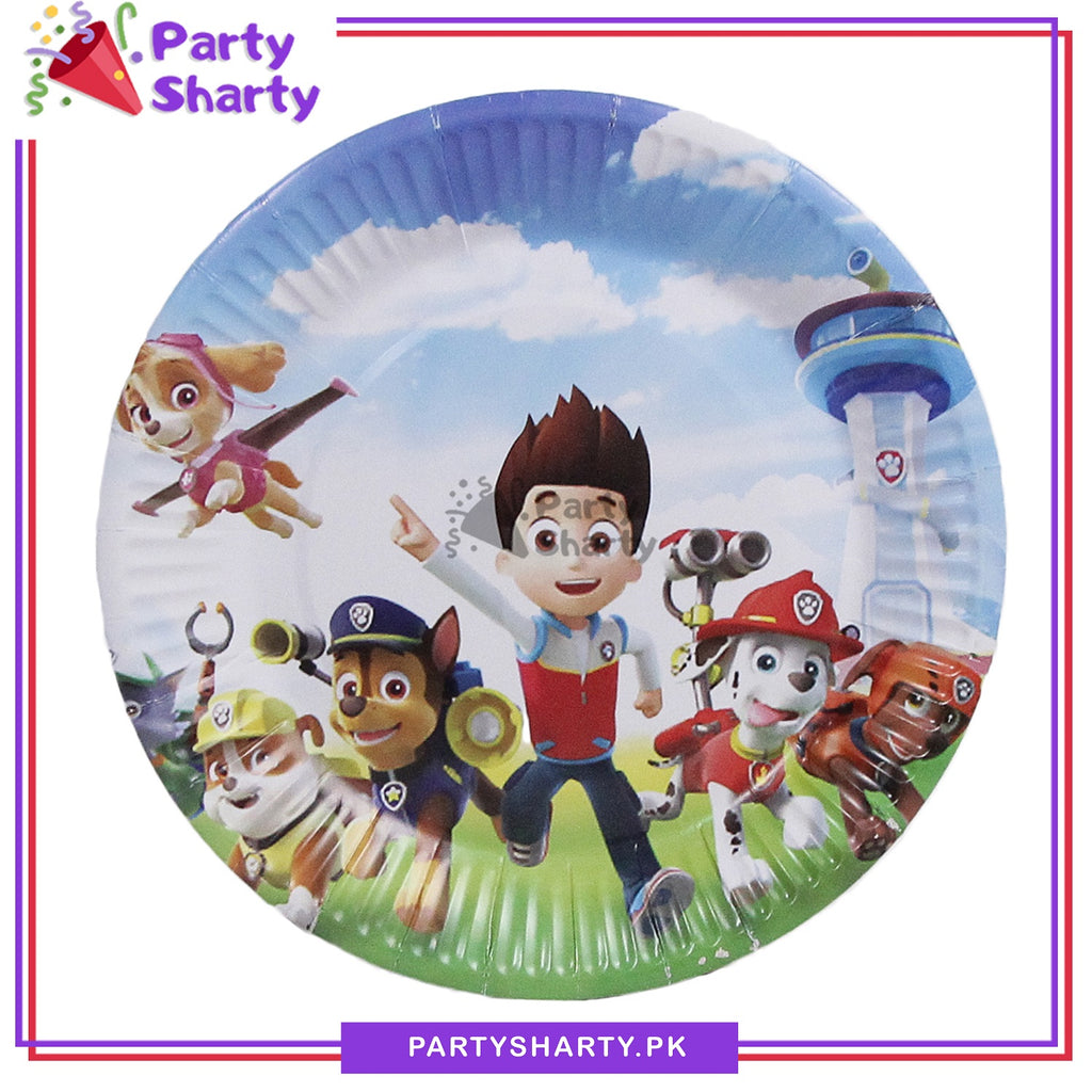 Paw Patrol Theme Party Disposable Paper Plates for Theme Party Celebra ...