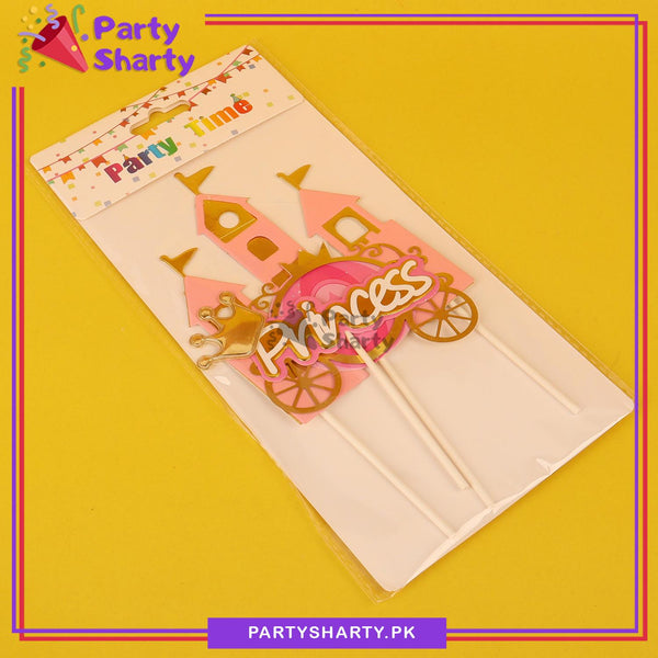 Princess Theme Cake Topper Set of 3 for Royal Princess Theme Birthday ...