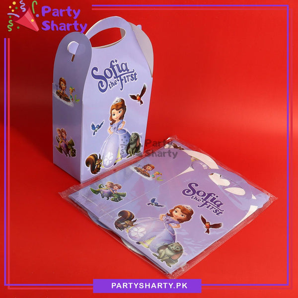 Sofia The First Theme Goody Boxes Pack of 6 For Theme Birthday Decorat ...
