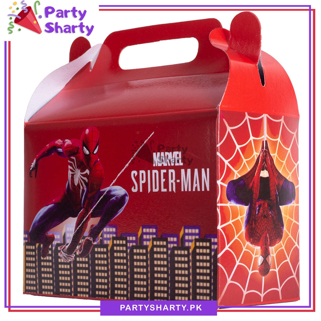 Spiderman Theme Goody Boxes Pack of 10 For Spiderman / Avenger Theme P ...