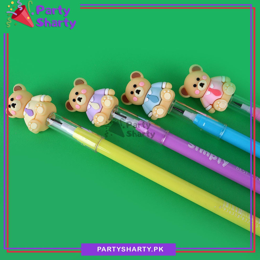 Teddy Bear Bullet Pencil For Kids For Bear Theme Celebration – Party Sharty