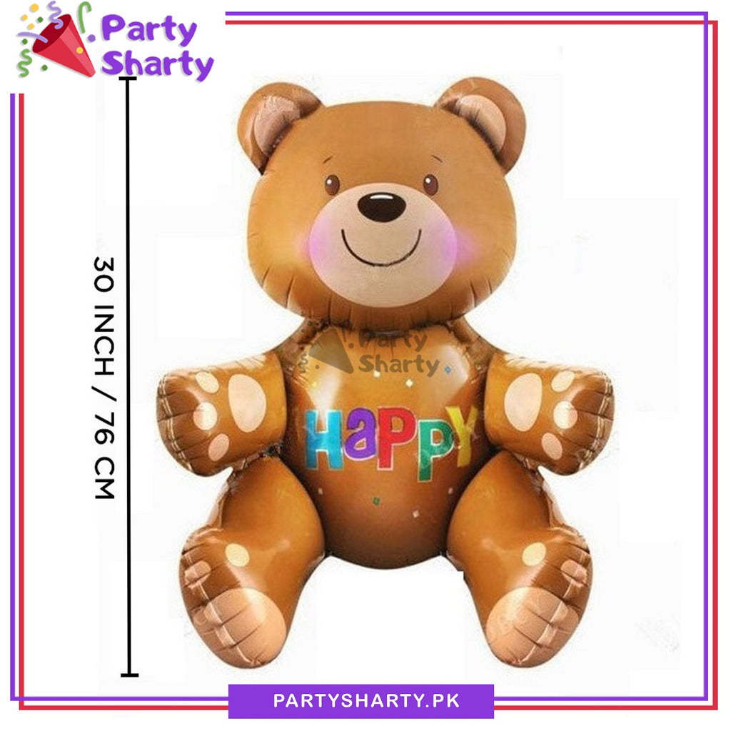 Teddy Bear Theme Foil Balloon For Teddy Bear Theme Party Decoration An ...
