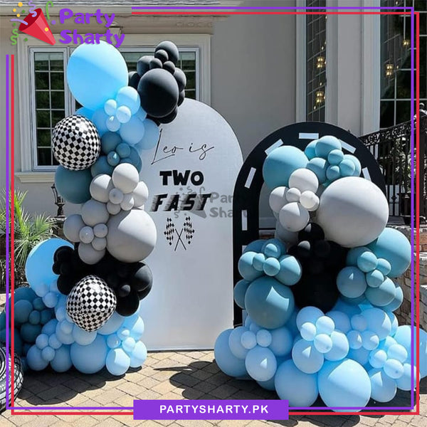 110pcs TWO FAST Theme Balloon Garland For Car Theme Party Event Decora ...