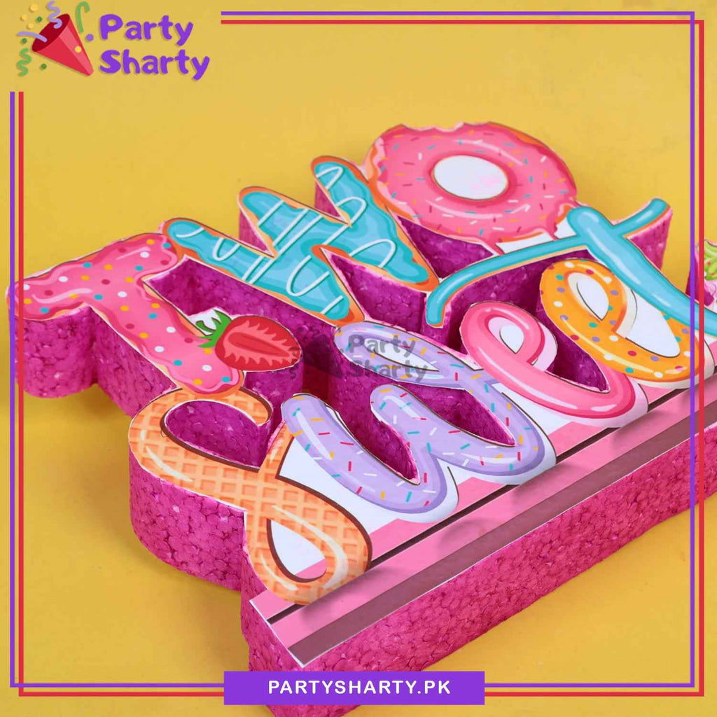 Two Sweet Thermocol Standee For Candyland Theme Based Second Birthday – Party Sharty