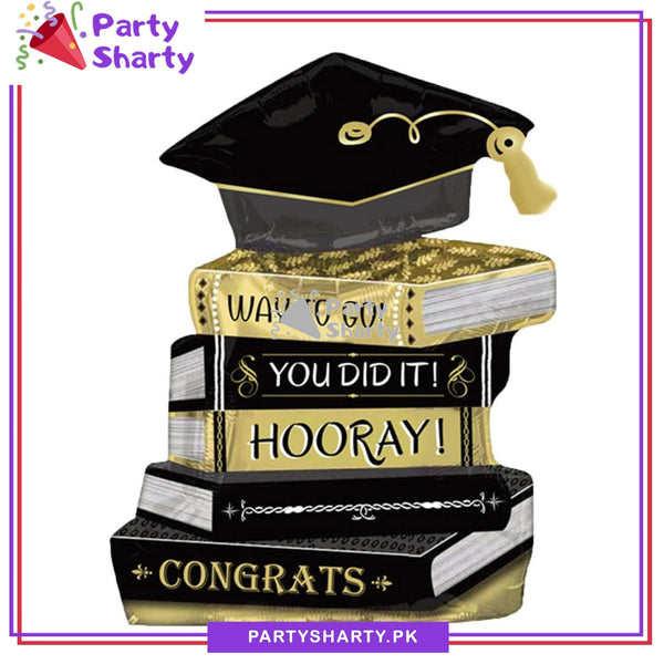 Way to Go You Did it Hooray Congrats Graduation Foil Balloon for Gradu ...