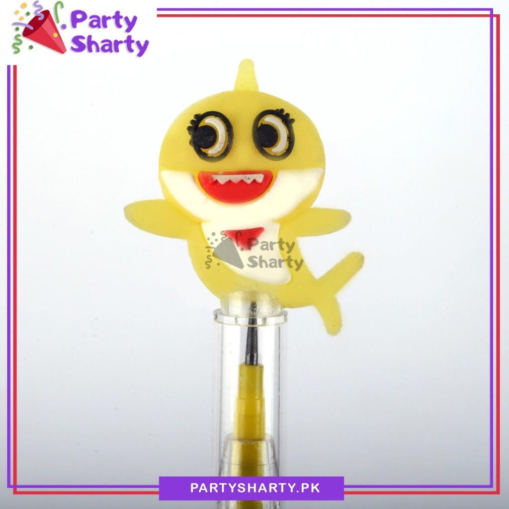 Baby Shark Theme Bullet Pencil For Kids For Baby Shark Theme Birthday ...