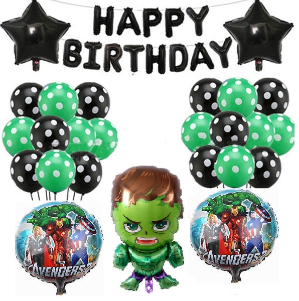 Happy Birthday Hulk Theme Set for Theme Based Birthday Decoration and ...