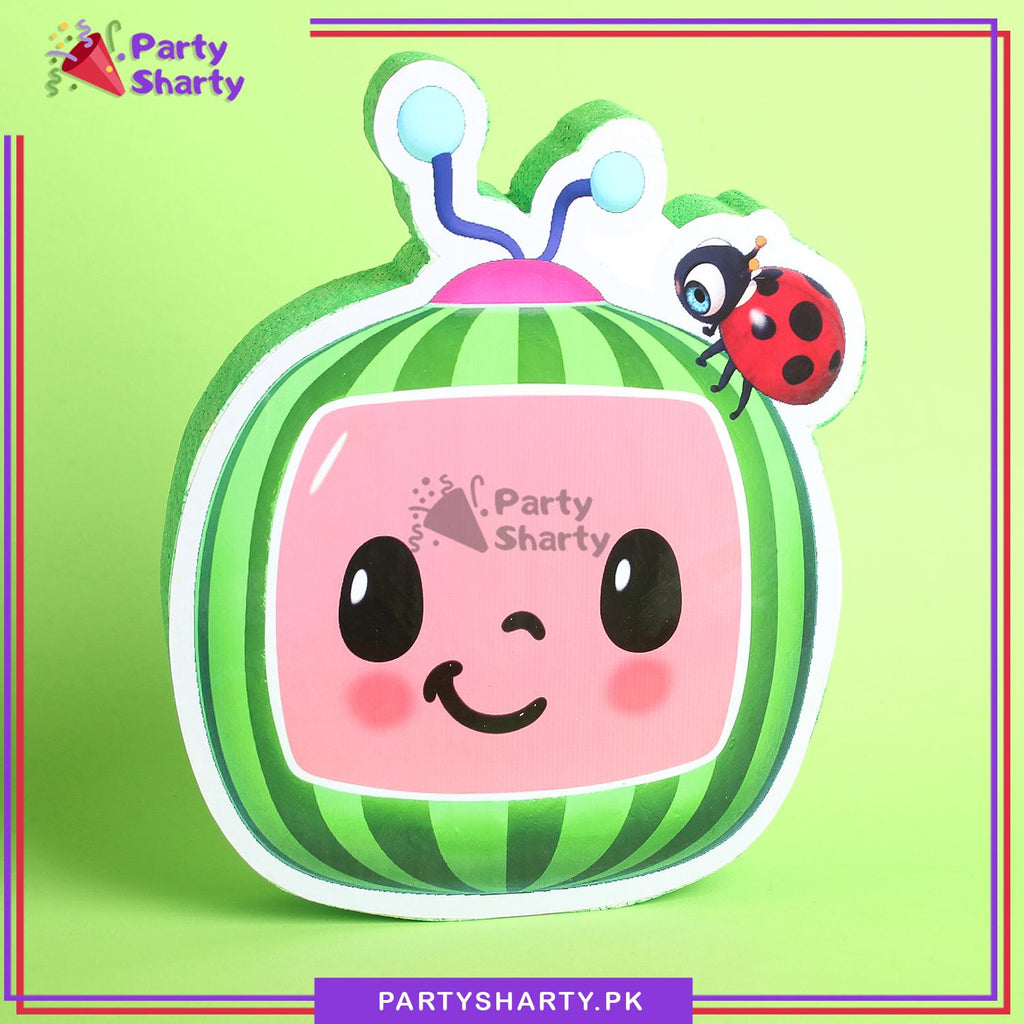 Cocomelon Watermelon Character Thermocol Standee For Cocomelon Theme B ...