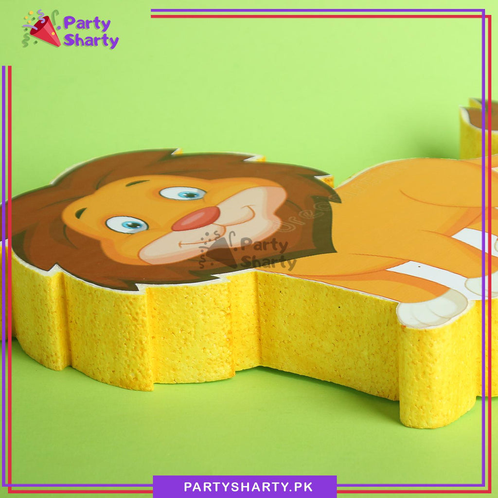 Mufasa / Lion Character Thermocol Standee For Jungle / Safari / Lion K ...