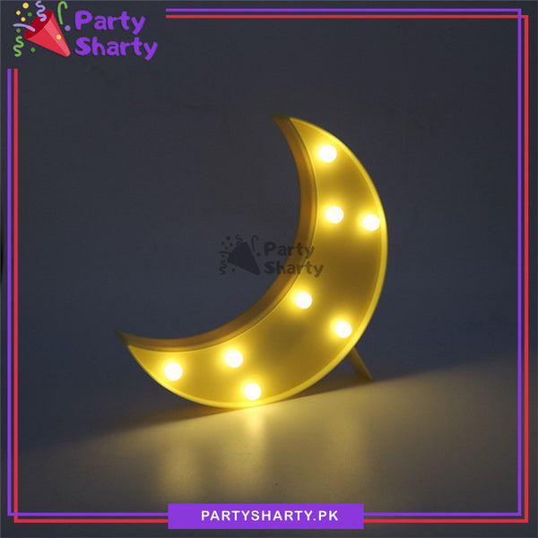 LED Marquee Lights Crescent Shaped LED Plastic Light For Celebration a ...