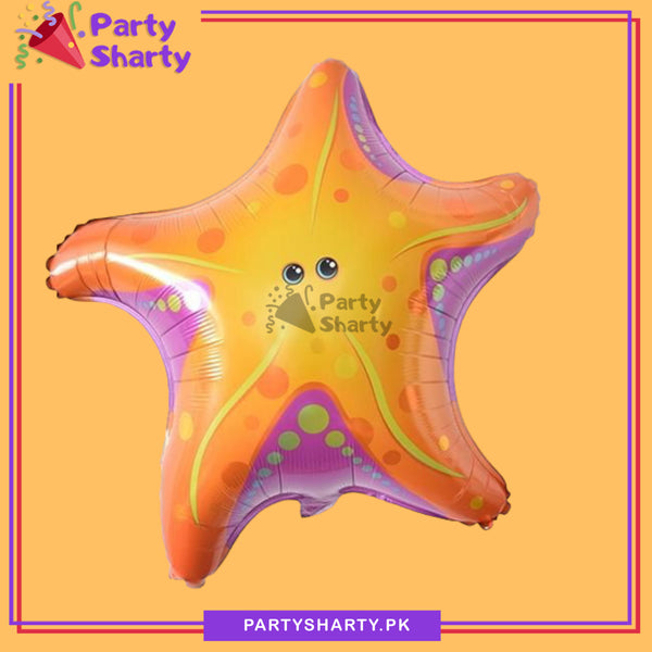 Star Fish Foil Balloon For Under The Sea Theme Party Decoration and Ce ...